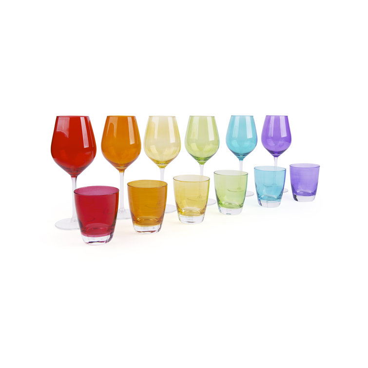 Excelsa Passion 12 - Piece 500ml Glass Assorted Glassware Set | Wayfair.co.uk